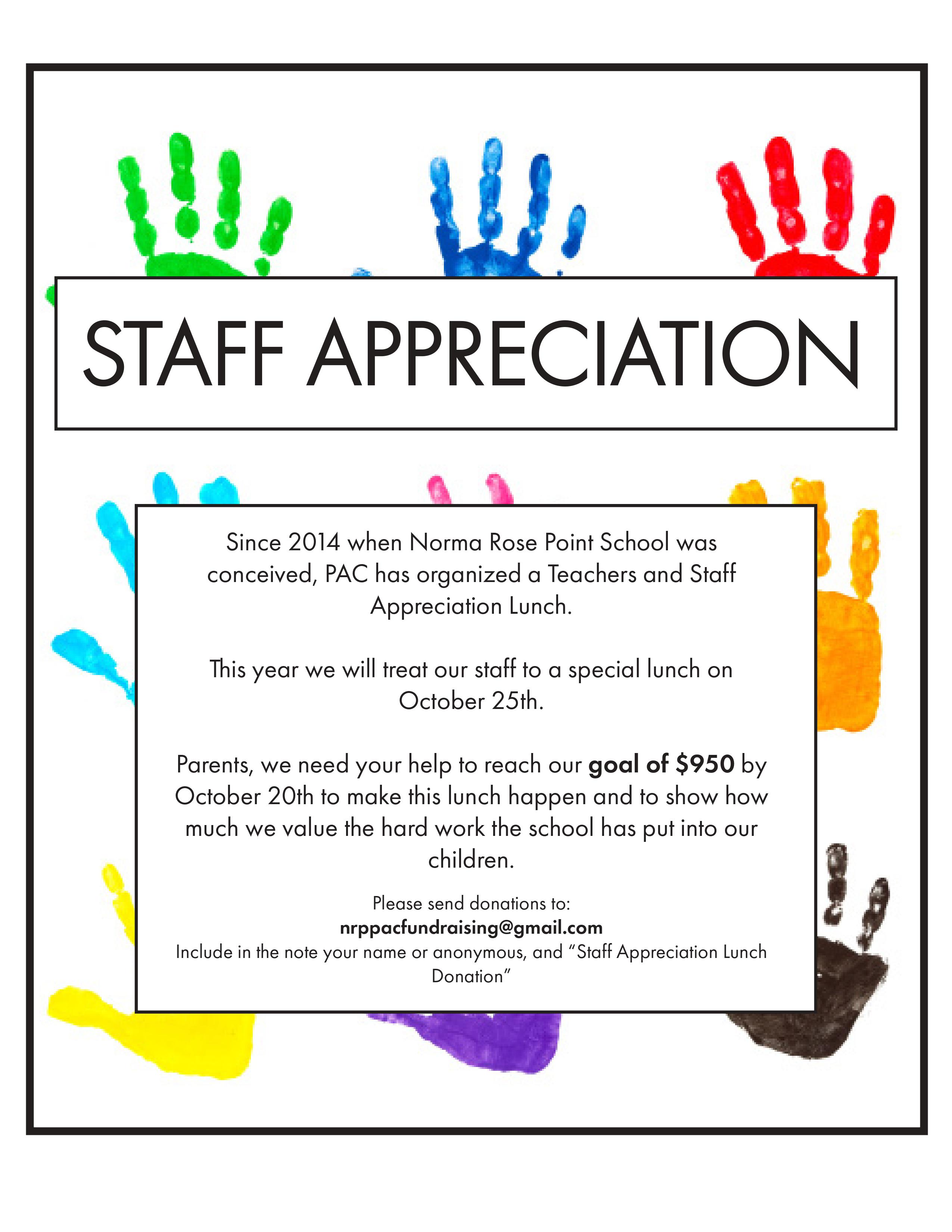 Show NRP Staff Your Appreciation! – Norma Rose Point Elementary School ...