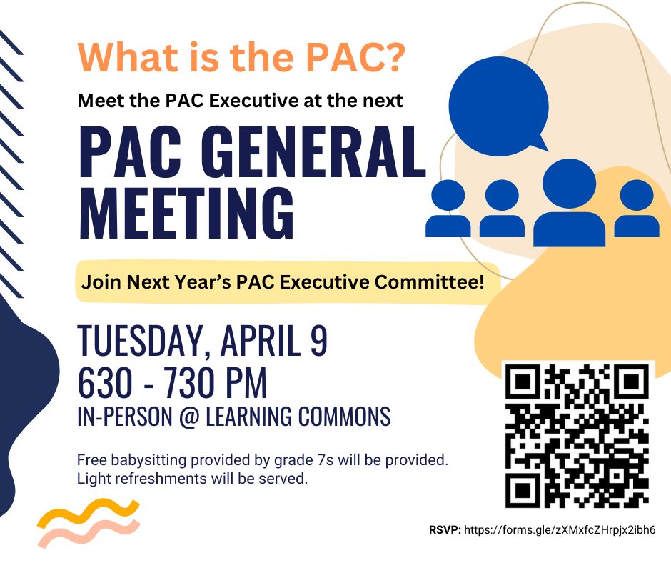 PAC Meeting Tomorrow, After School Program Registration, and Summer ...